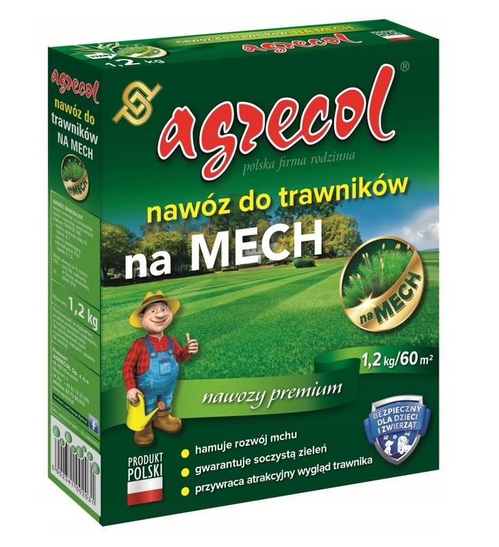 Nawóz granulowany do Trawników na Mech Agrecol Sklep Plantini pl