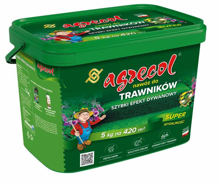 Nawóz granulowany do trawników Agrecol Sklep Plantini pl